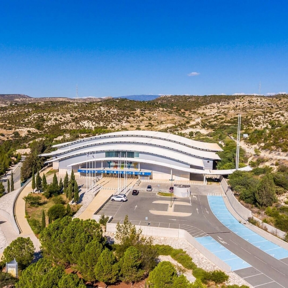Sport venue Spyros Kyprianou Athletic Center for the team training camps