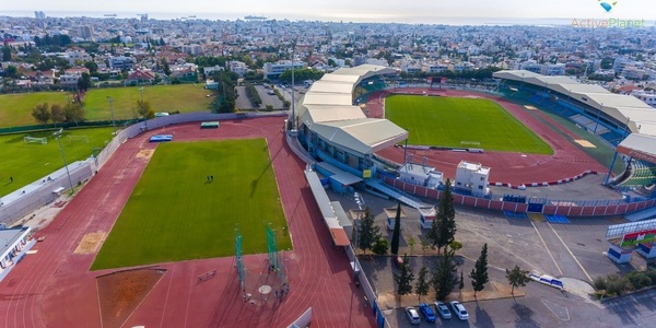 Sport venue Tsirio Stadium for the team training camps