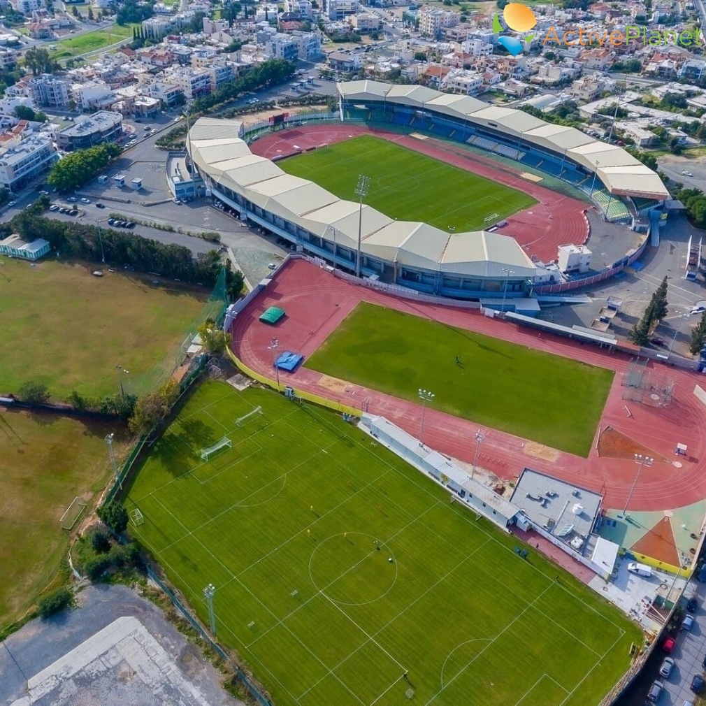 Sport venue Tsirio Stadium for the team training camps