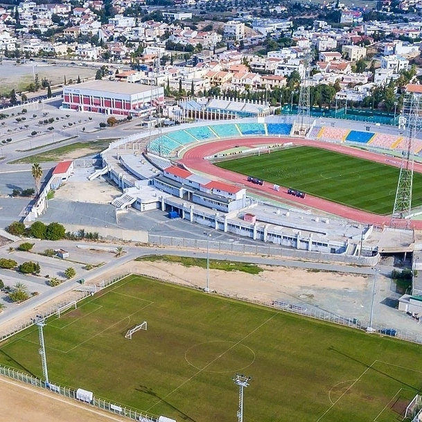 Sport venue Makario Stadium for the team training camps